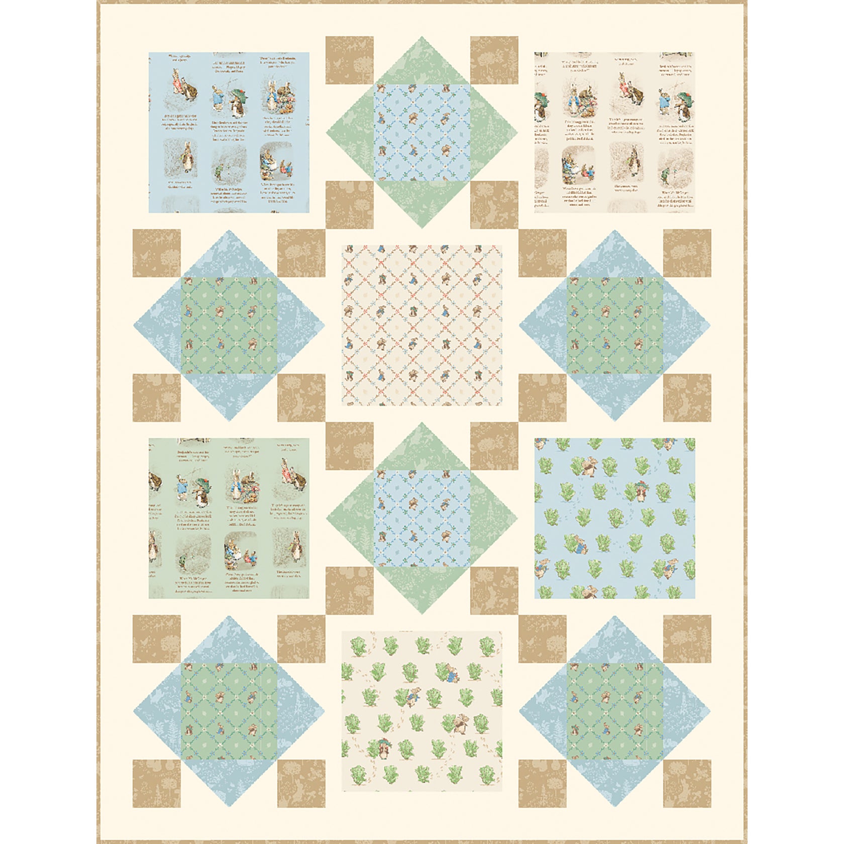 Rabbit Tales Quilt TWW-1067e - Downloadable Pattern – QuiltWoman.com