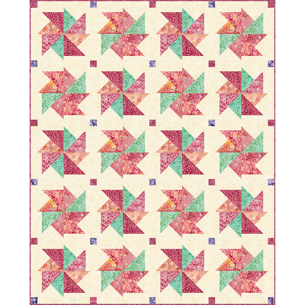 Daisy Pinwheels Quilt TWW-1075e - Downloadable Pattern – QuiltWoman.com
