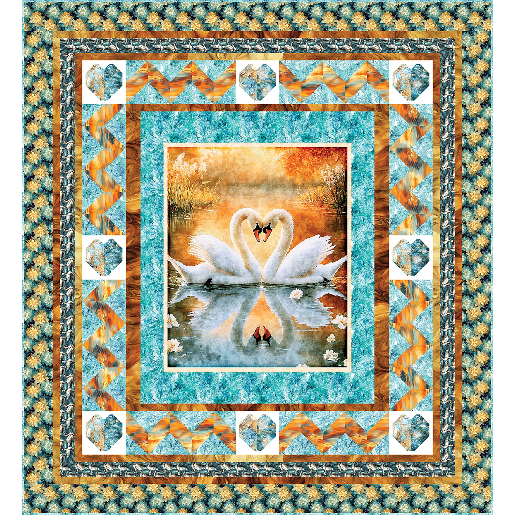 Love on the Lake Quilt TWW-1095e - Downloadable Pattern – QuiltWoman.com