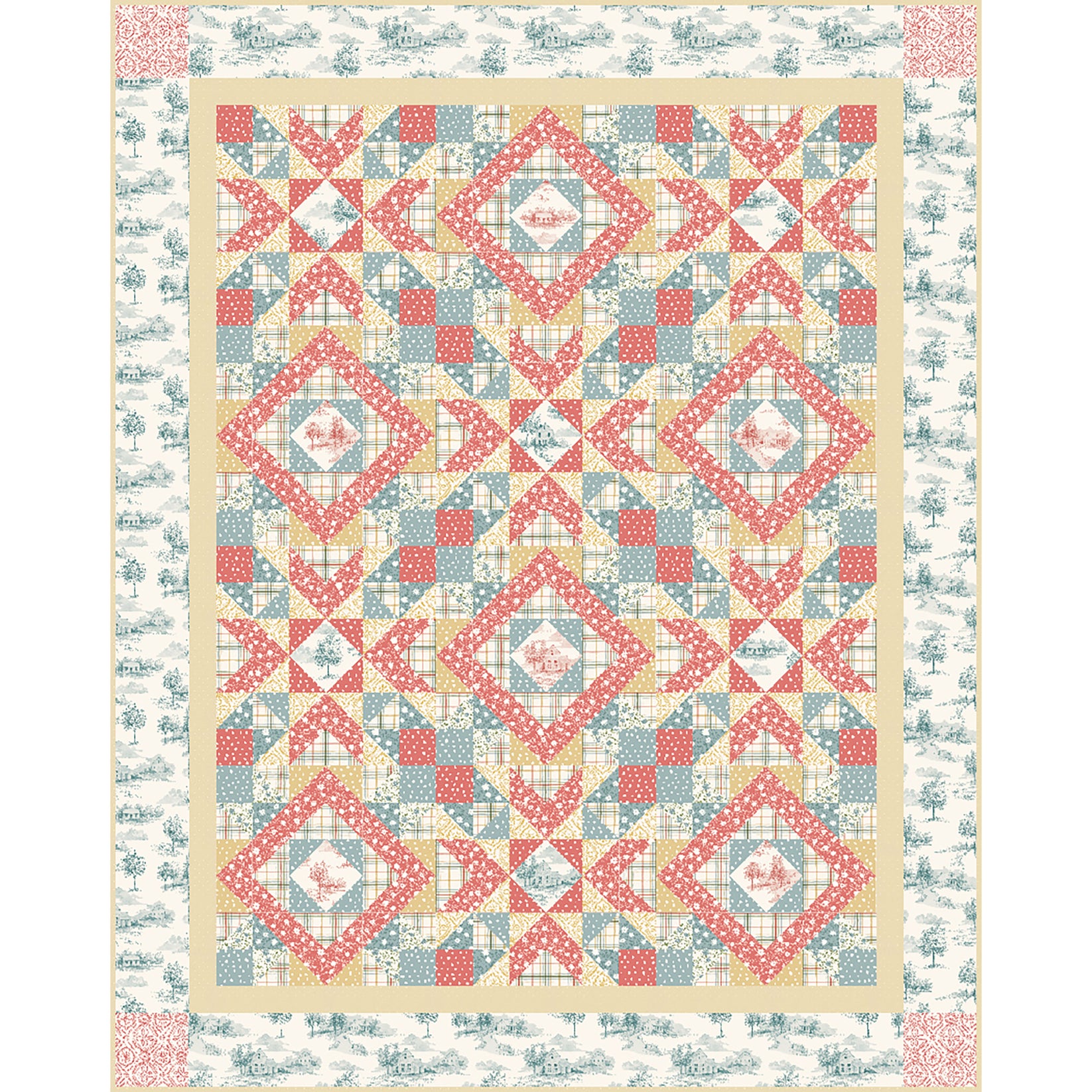 Gentle Breeze Quilt TWW-1106e - Downloadable Pattern – QuiltWoman.com