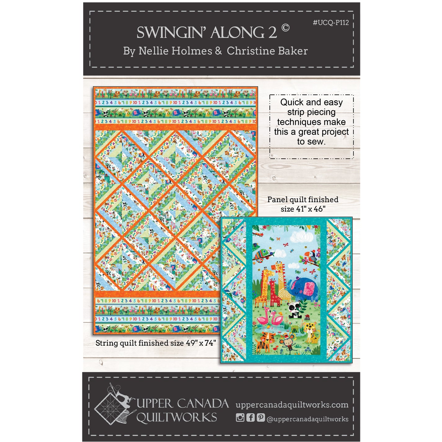 Swingin' Along 2 Quilt UCQ-P112e - Downloadable Pattern – QuiltWoman.com