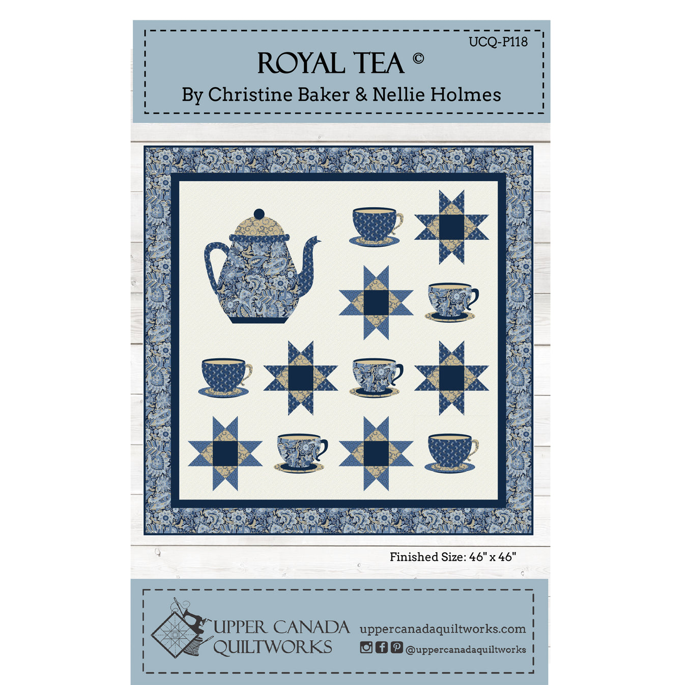 Royal Tea Quilt UCQ-P118e - Downloadable Pattern – QuiltWoman.com