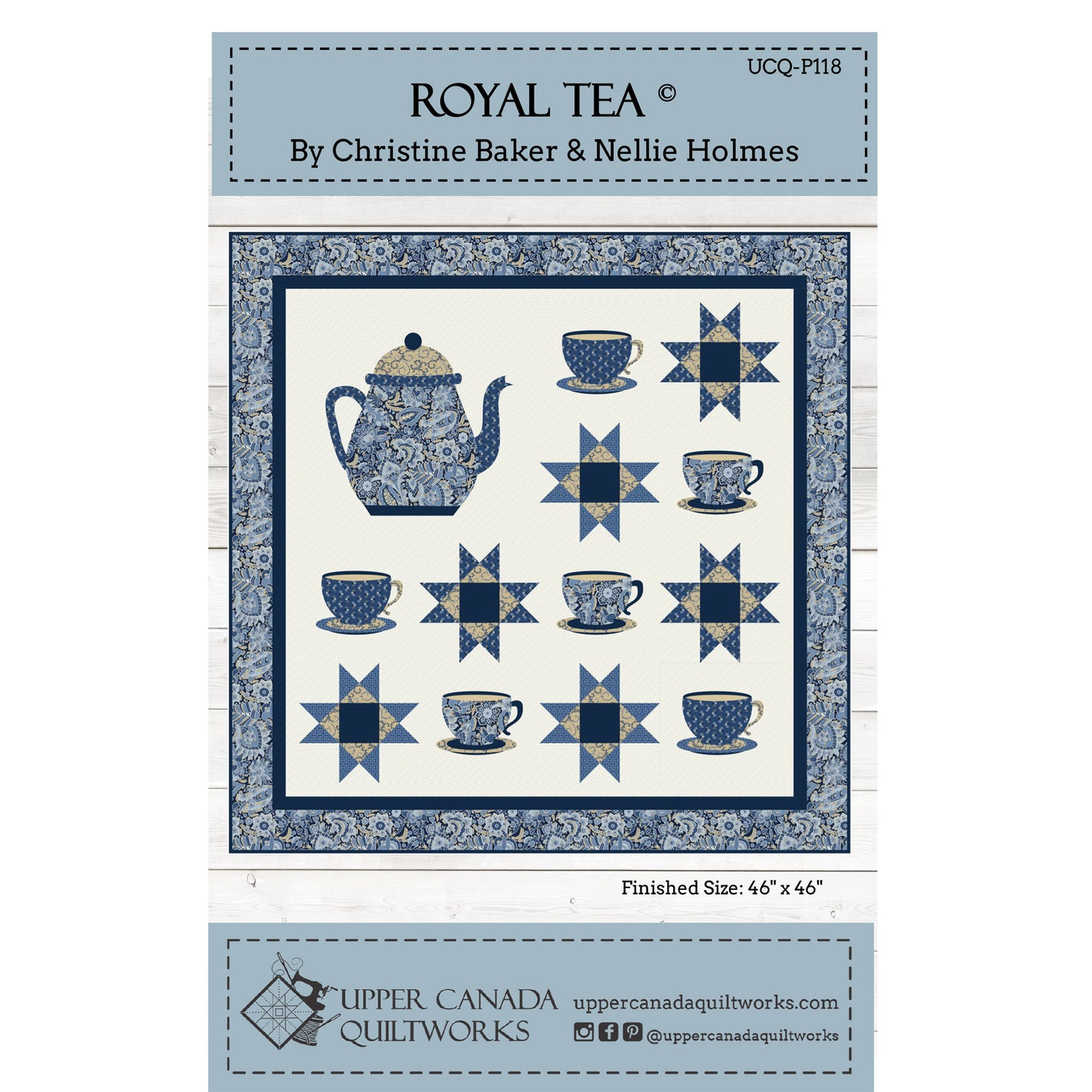 Royal Tea Quilt UCQ-P118e - Downloadable Pattern – QuiltWoman.com
