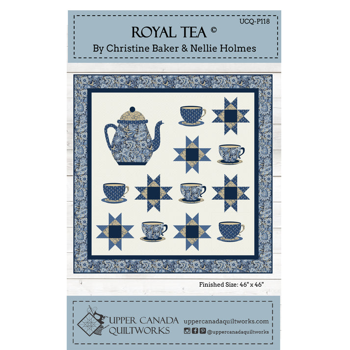 Royal Tea Quilt UCQ-P118e - Downloadable Pattern – QuiltWoman.com