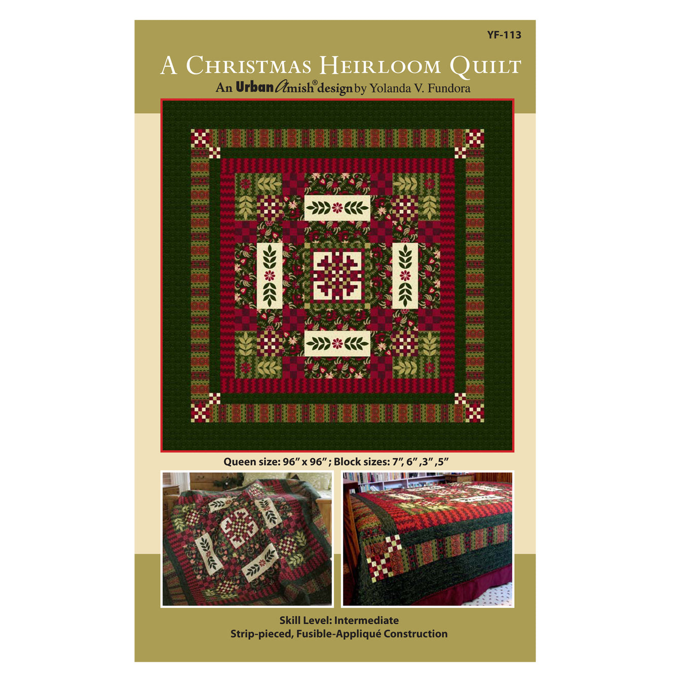 A Christmas Heirloom Quilt YF-113e - Downloadable Pattern – QuiltWoman.com