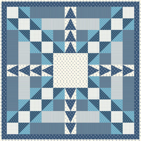 Blue as the Moon Quilt Pattern AV-171 (advanced beginner, wall, lap ...