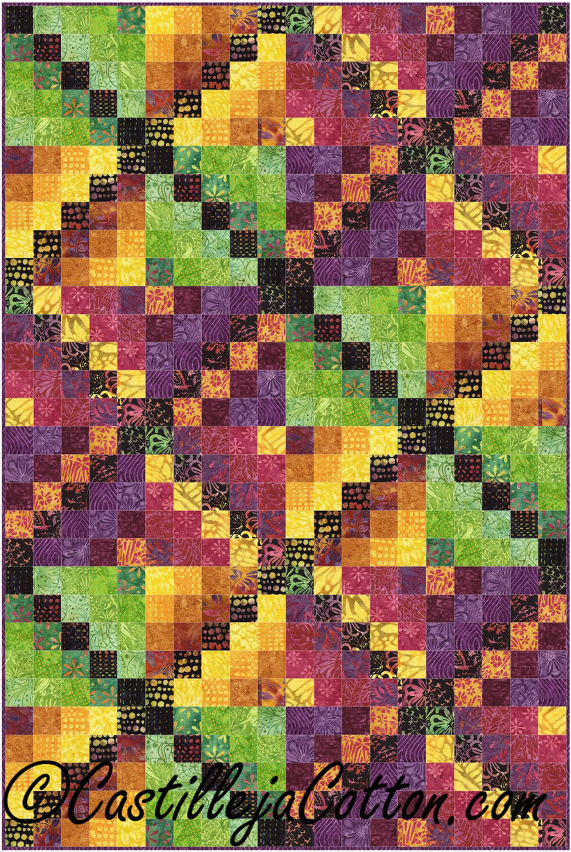 Emerging Xs Quilt Pattern CJC-4927 (advanced beginner, lap and throw ...