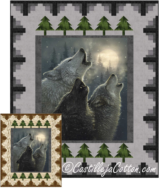 Wolves Panel Quilt CJC-52151e - Downloadable Pattern – QuiltWoman.com